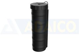 Plastic Document Tube Box Ø124x340