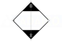 Placa Señalización ADR 300x300 Aluminio